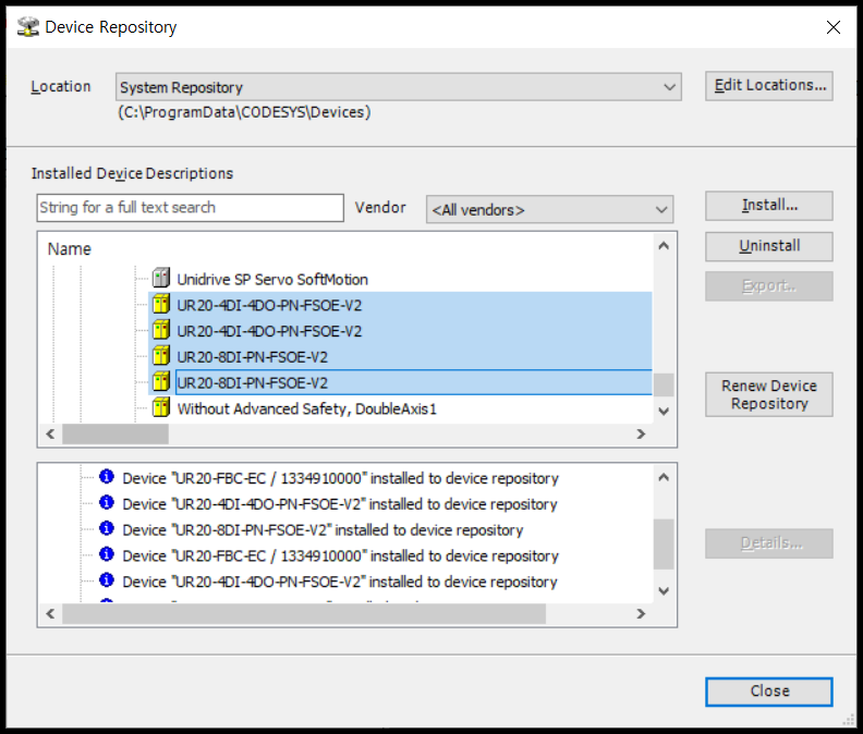 Codesys EtherCAT 장치 추가하는 방법 (xml 파일)