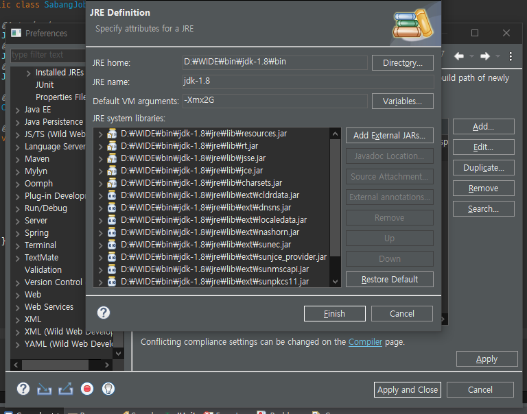 java.lang.outofmemoryerror java heap space 이클립스