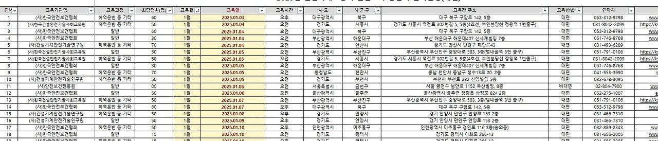 건설기계조종사안전교육 통합교육시스템 바로가기 | 대한건설기계안전관리원 | edu.kcesi.or.kr