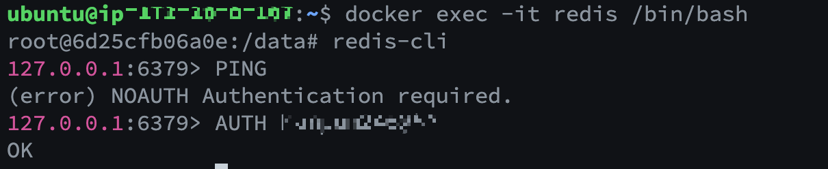 [Spring, Redis, Infra] Redis 비밀번호 설정, RedisConnectionFailureException, Unable to connect to Redis 에러
