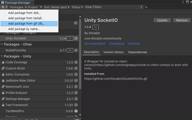 Unity WebSocket 통신