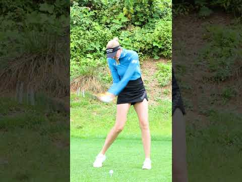 LPGA BMW 2023 올리비아 코원 드라이버 스윙 슬로우 모션