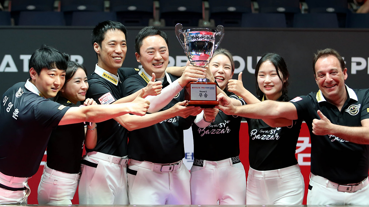 한지은 당구 선수 - 에스와이 LPBA투어 PQ라운드 64강 대진표