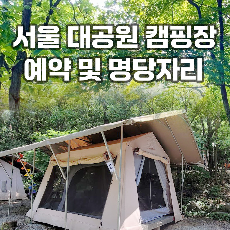 과천 서울대공원 캠핑장 예약 주차 준비물 명당자리
