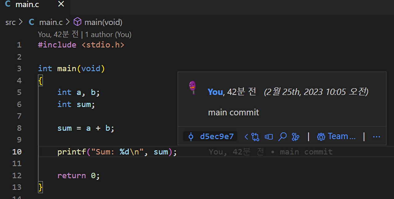 [VS Code] git extension 활용하기 (Git History, Git Graph, GitLens)