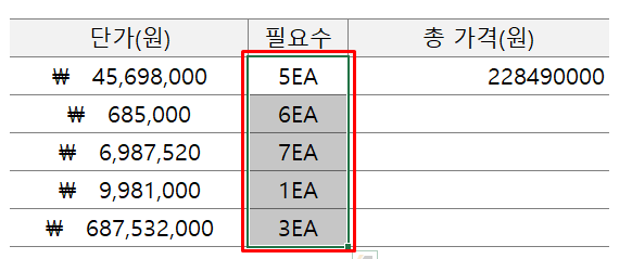 엑셀excel 셀서식의 사용자 지정으로 표시 형식 변경 하는 방법 알아보기