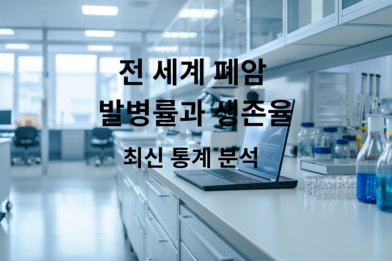 폐암의 통계와 연구 16 전 세계 폐암 발병률과 생존율 최신 통계 분석