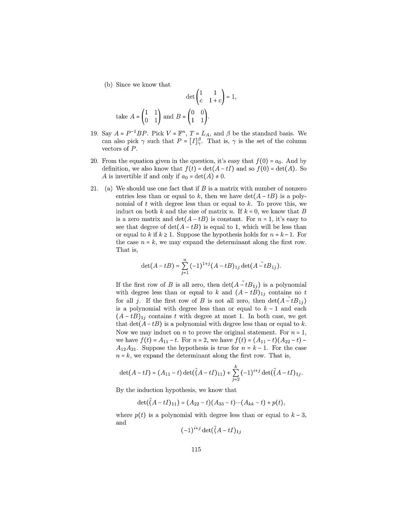Solutions to Linear Algebra, Stephen H. Friedberg, Fourth Edition ...