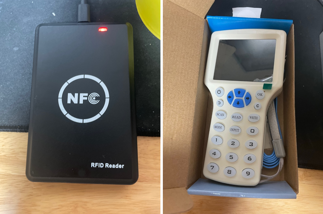 집 현관 게이트 통과 카드를 복사해 보자. (RFID, CUID)