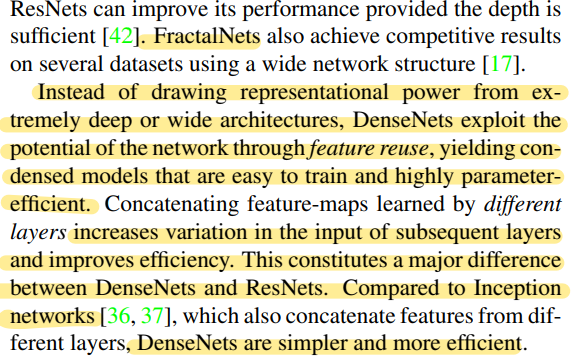 DenseNet (Densely Connected Convolutional Networks)
