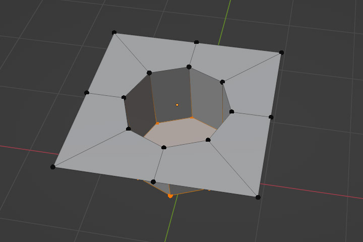 [blender modeling] 01. subdivide modifier 사용하기 (3)