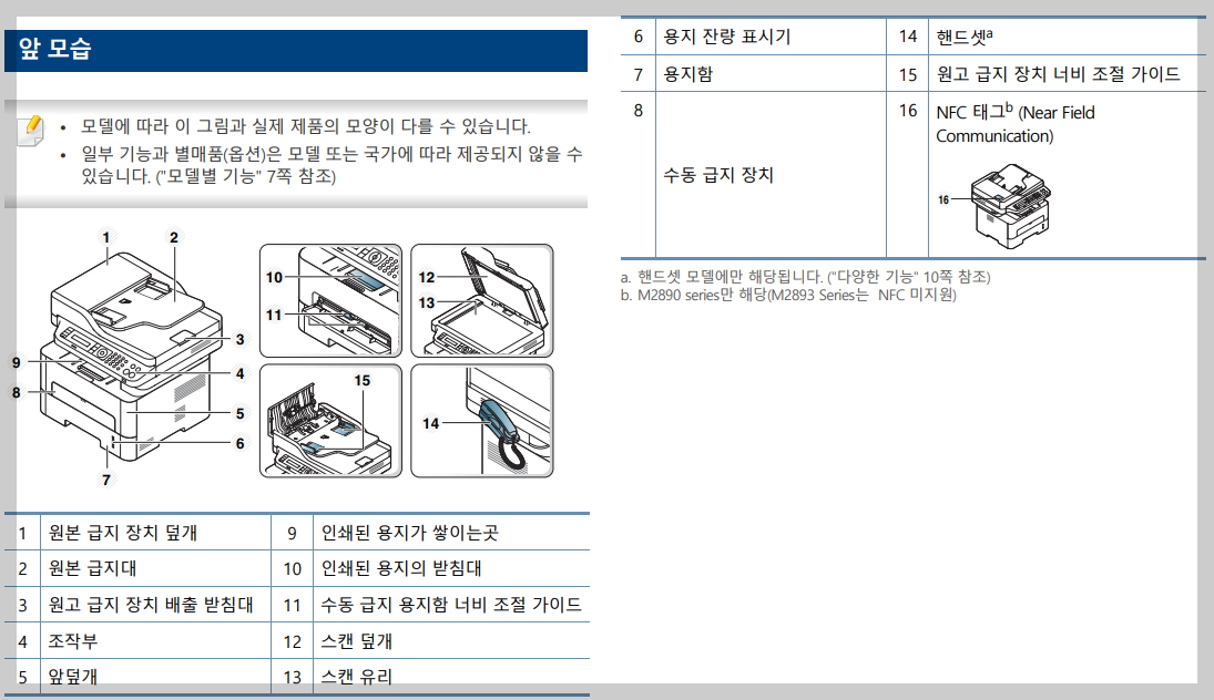 삼성 Sl M2893fw 프린터 드라이버 매뉴얼 다운로드