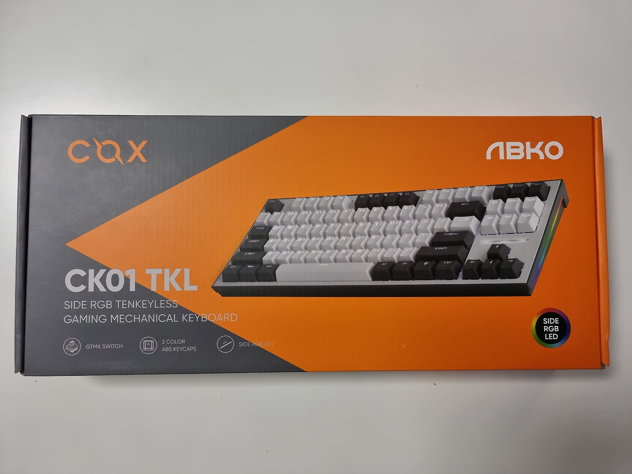 COX CK01 기계식 텐키리스 게이밍 키보드 적축 내돈내산 구매후기
