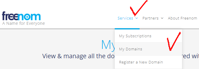 무료로 도메인 발급하여 내 사이트에 적용하기 (Freenom 사용방법), Freenom Not Available 문제 해결방법 :: 안산드레아스