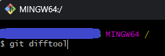 Git에서 WinMerge로 difftool 명령어 사용하기
