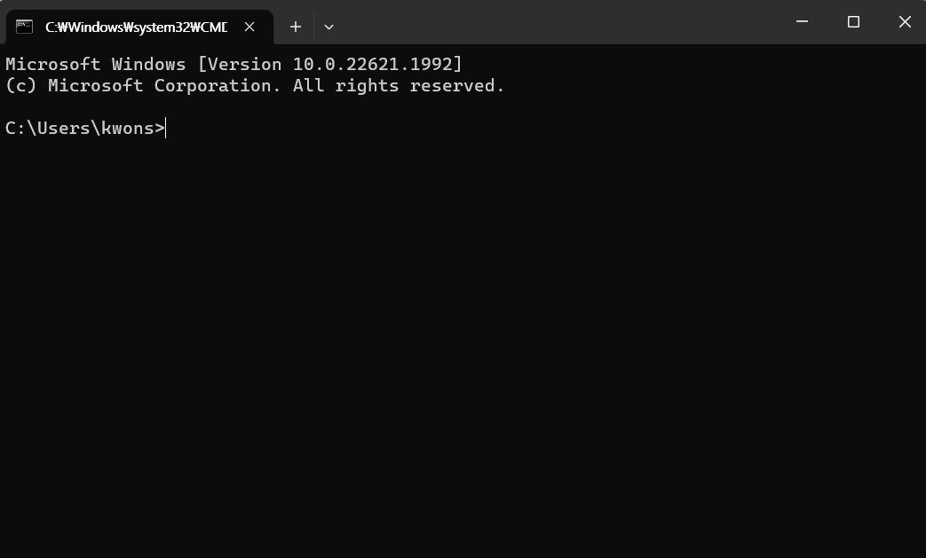 윈도우 Cmd 명령 프롬프트 사용법 스토리팩