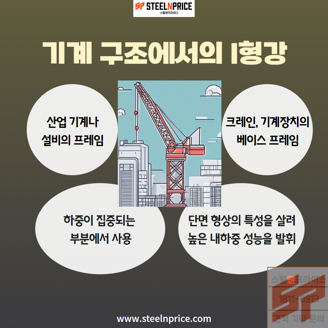 I형강이 쓰이는 대표적인 분야에 대해 스틸앤프라이스에서 알아보겠습니다