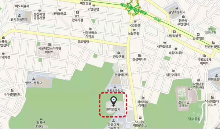 서울 관악 경찰서 민원봉사실 부서별 전화번호 오시는 길 관악 경찰서 파출소 및 지구대 전화번호 등 관공서 정보