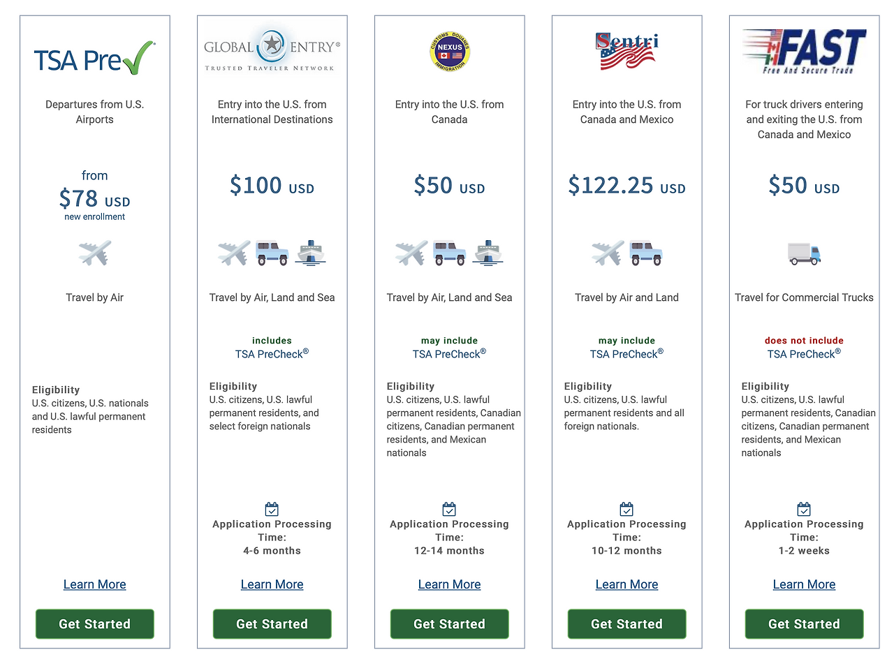 [출국준비 2] 글로벌 엔트리 신청