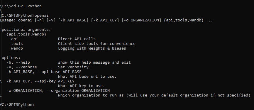 IT 기술 따라잡기 :: openai 명령어를 command 창에서 인식을 하지 못 할 때...