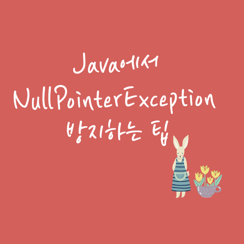 [JAVA] Java에서 NullPointerException을 방지하는 팁