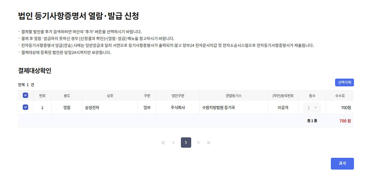 법인의 등기부등본의 등기 사항 및 법인등기부 등본 발급 방법