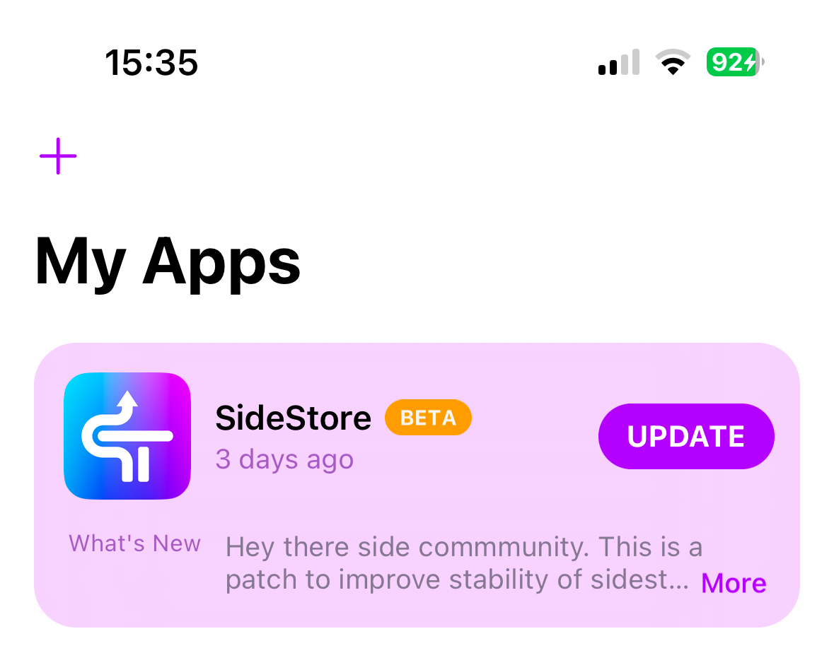 앱 내에서 ipa설치와 리프레시를 한 번에! Sidestore 설치 가이드