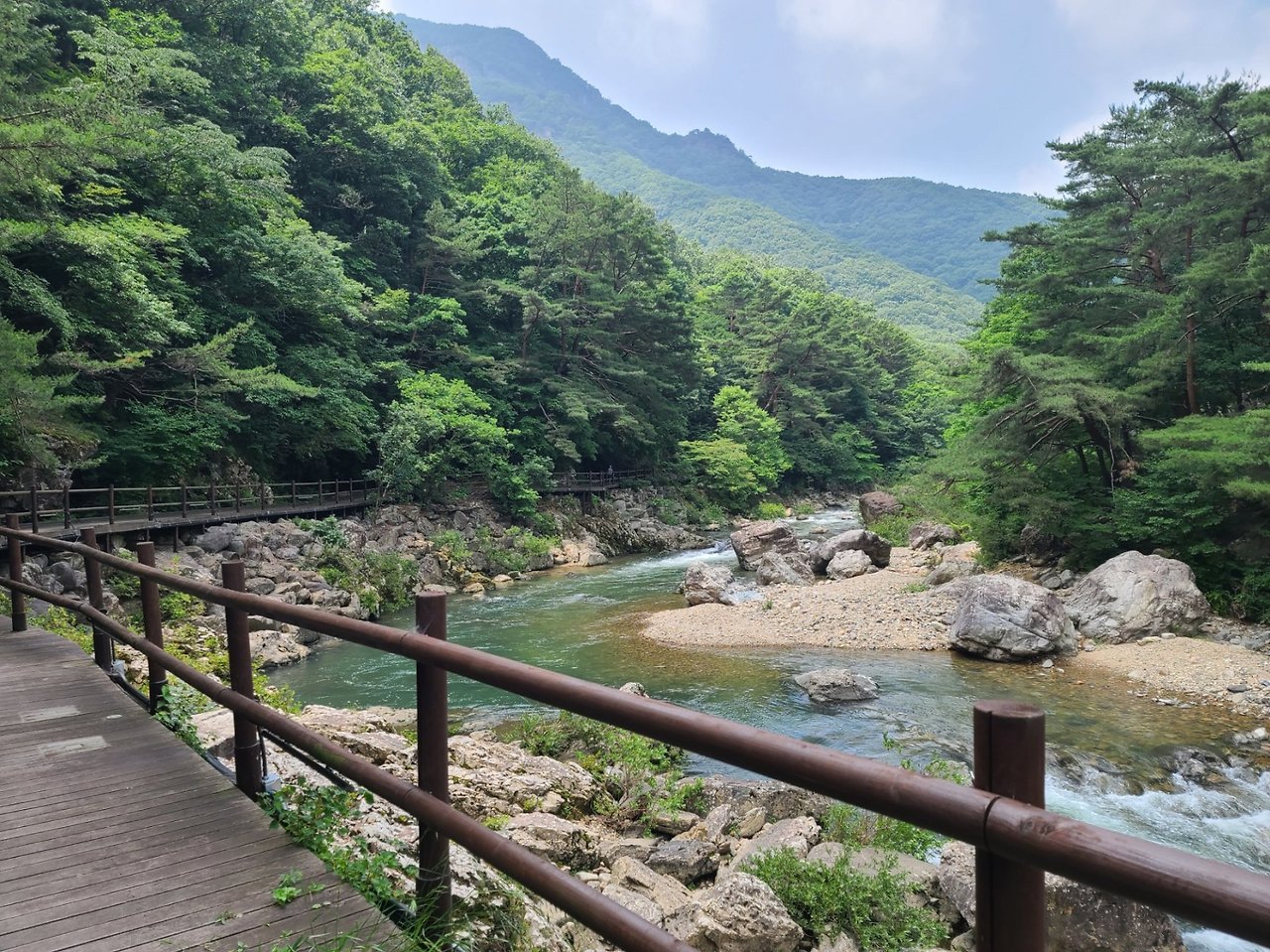 진안 운일암반일암 구름다리 2022625 산타나 산행이야기