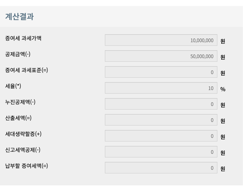 증여계약서양식 Hwp 다운받기 증여세 계산기