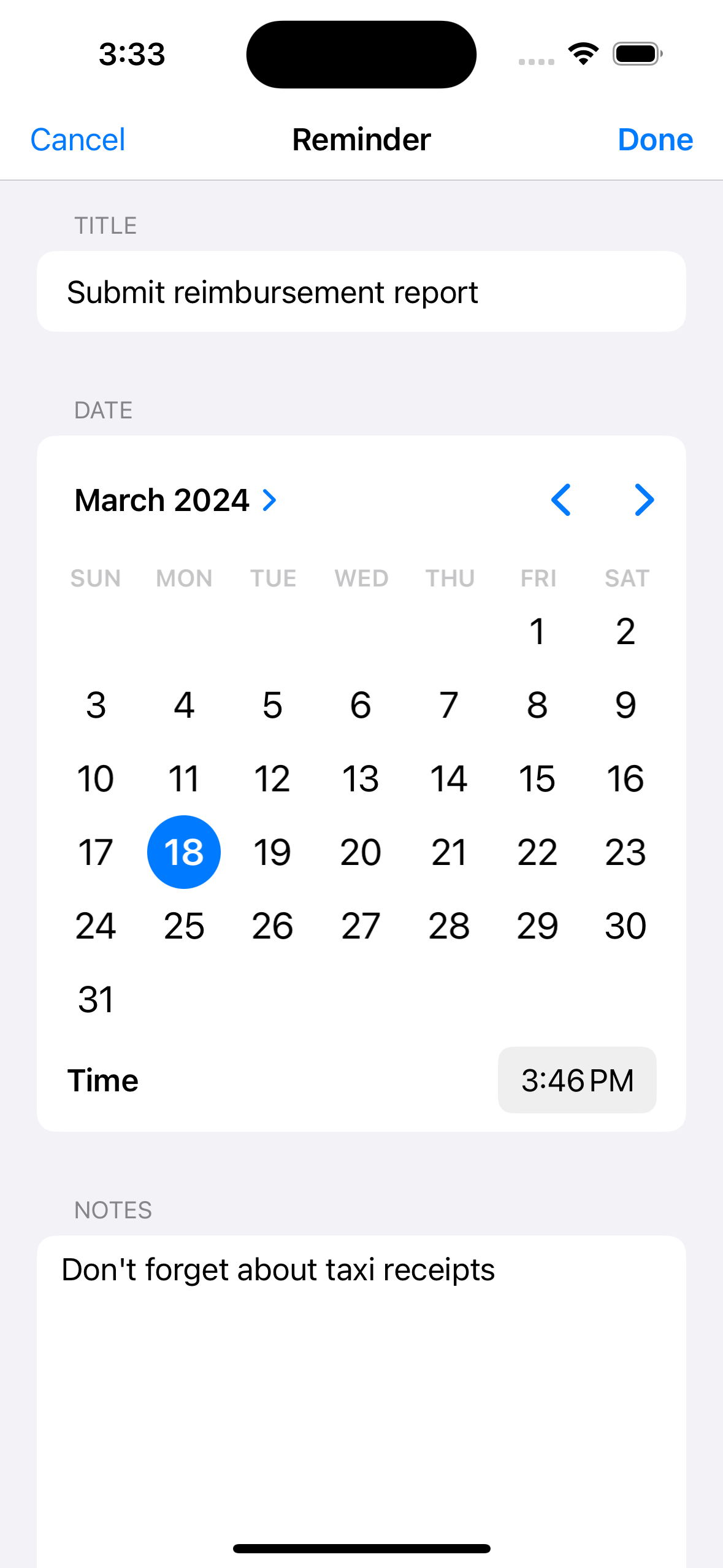 [iOS App Dev Tutorials] Reminder(37) — 관슨의 개발일지