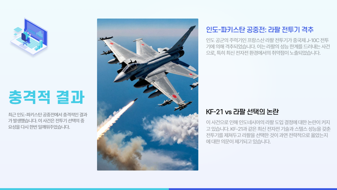 라팔 전투기 격추 충격 인도 파키스탄 공중전으로 본 Kf 21과 미티어 미사일의 신의 한 수