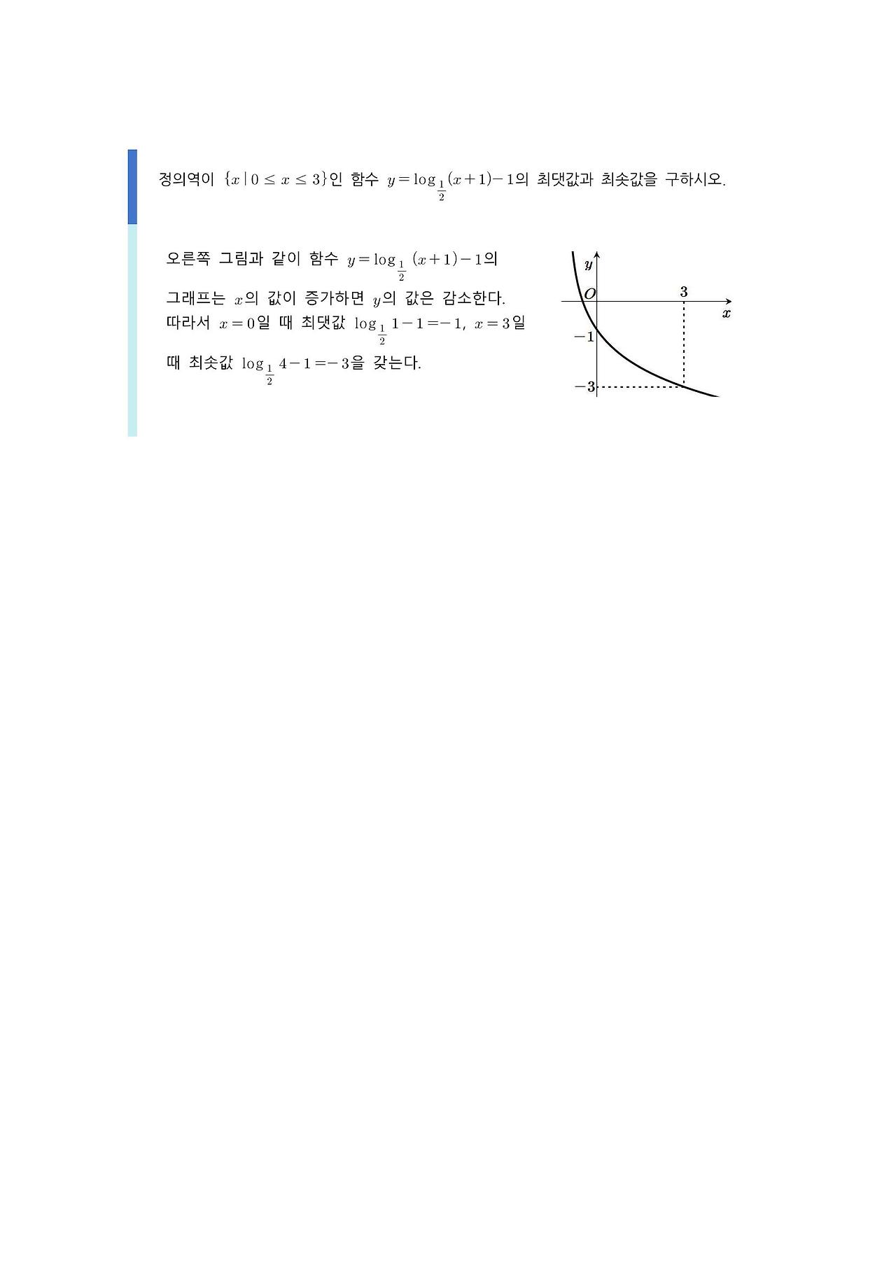 수학 개념 정리공식 지수함수 로그함수 지수함수의 그래프 로그함수의 그래프