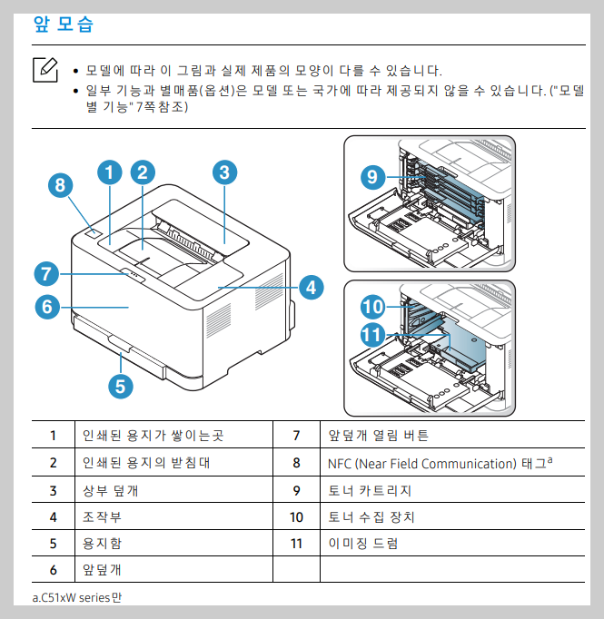 삼성 SL-C510 프린터 드라이버 매뉴얼 다운로드