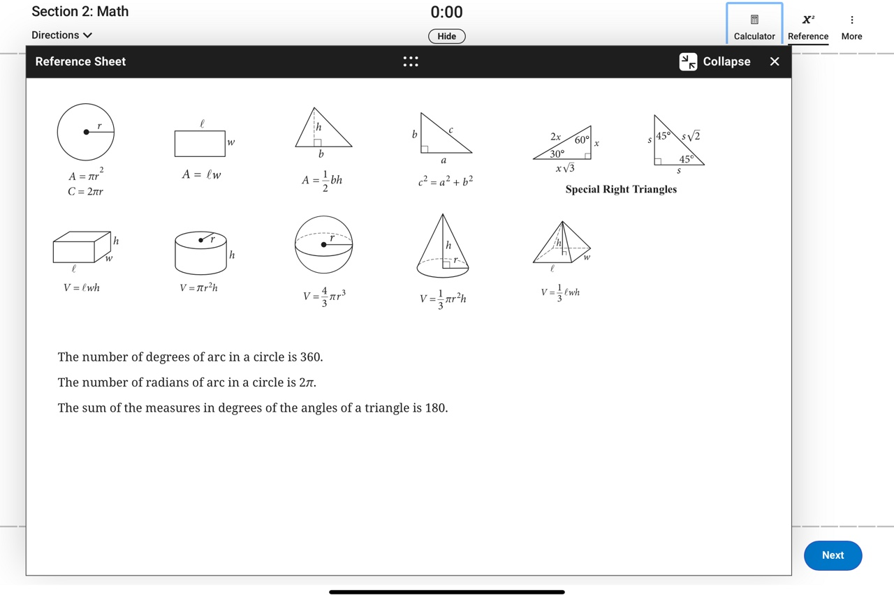 Digital SAT(디지털 SAT) 시험 대비, Bluebook 앱으로 끝내기 - 모의고사 풀어보기