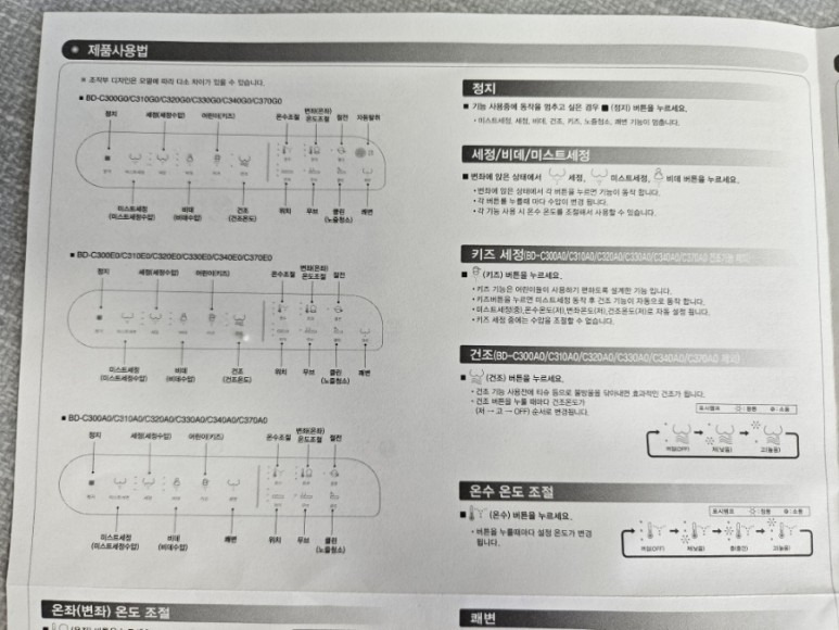 노비타) 클린방수비데 BD-C310A0 구입(가격) 및 셀프 설치 후기