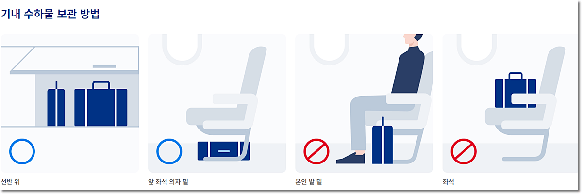 대한항공 국제선 무료수하물 크기 무게 총정리기내수하물 위탁수하물 제한물품