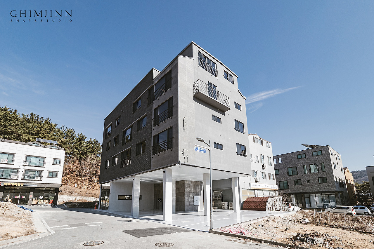 대전 도안동 다가구 주택 및 근린 생활 시설 준공 촬영