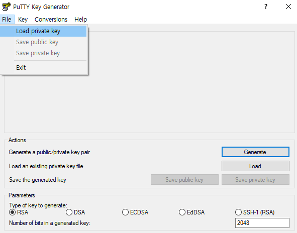 FileZilla Client 사용시 ppk 파일 인식 못하는 문제