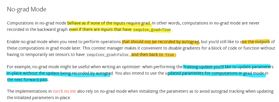 [pytorch] torch.nn.Module - train, eval, no_grad