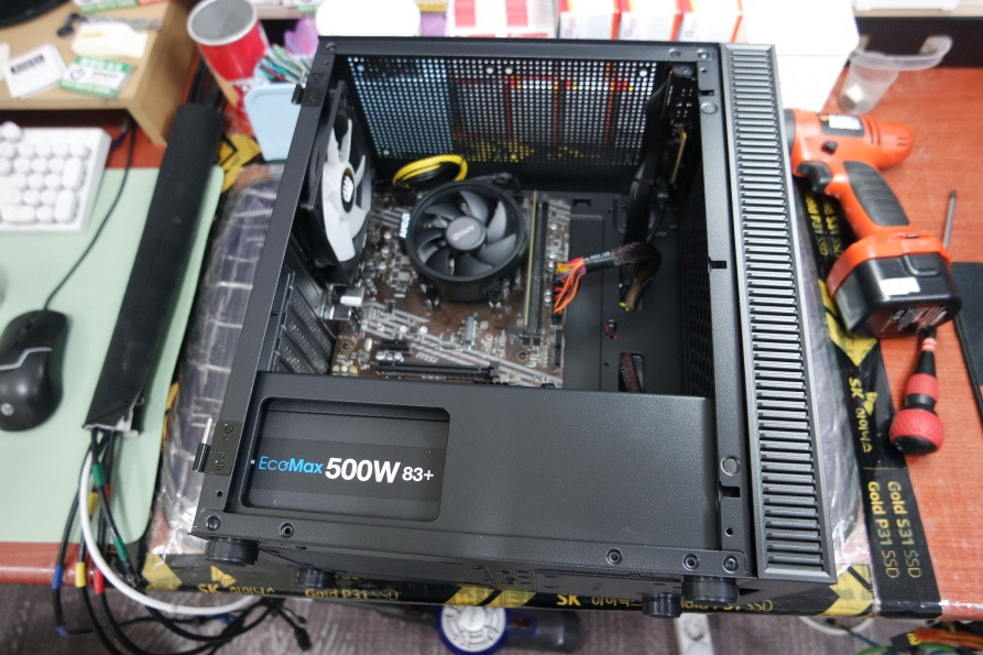 [마이크로닉스] COOLMAX 베이비 샤크 - 조립 및 선정리