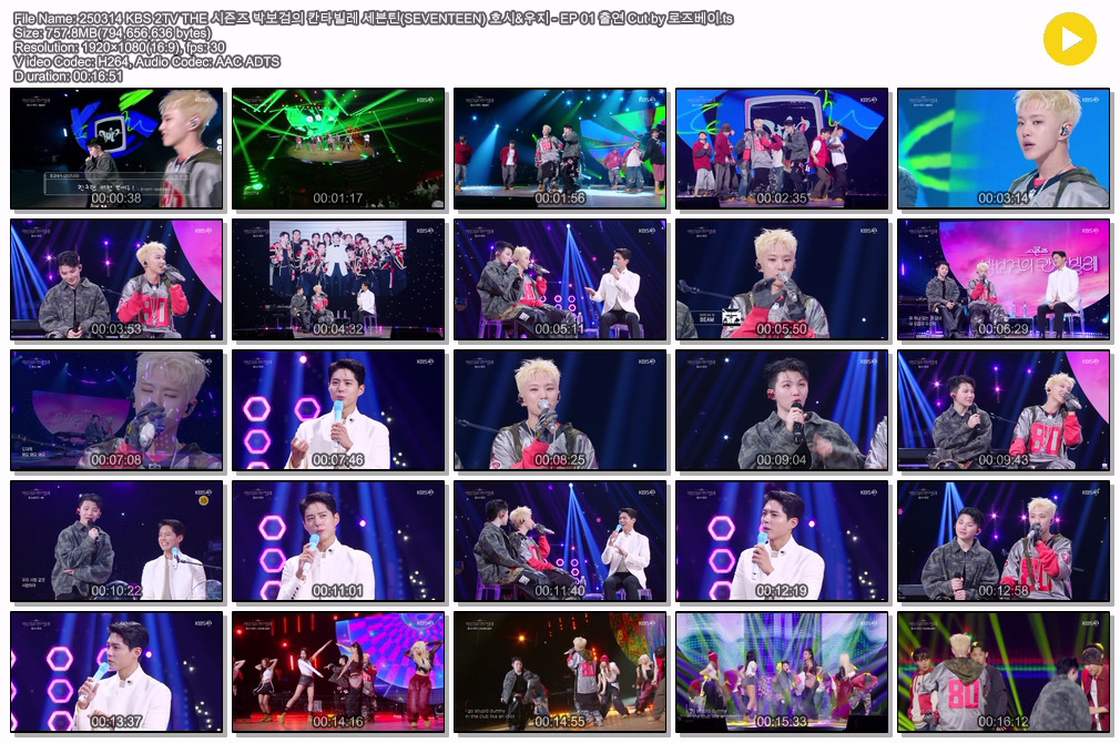 250314 KBS 2TV THE 시즌즈 박보검의 칸타빌레 EP 01 세븐틴 호시&우지 출연 Cut