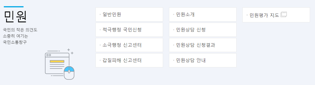 국민신문고 민원신청 처리기간 확인하기