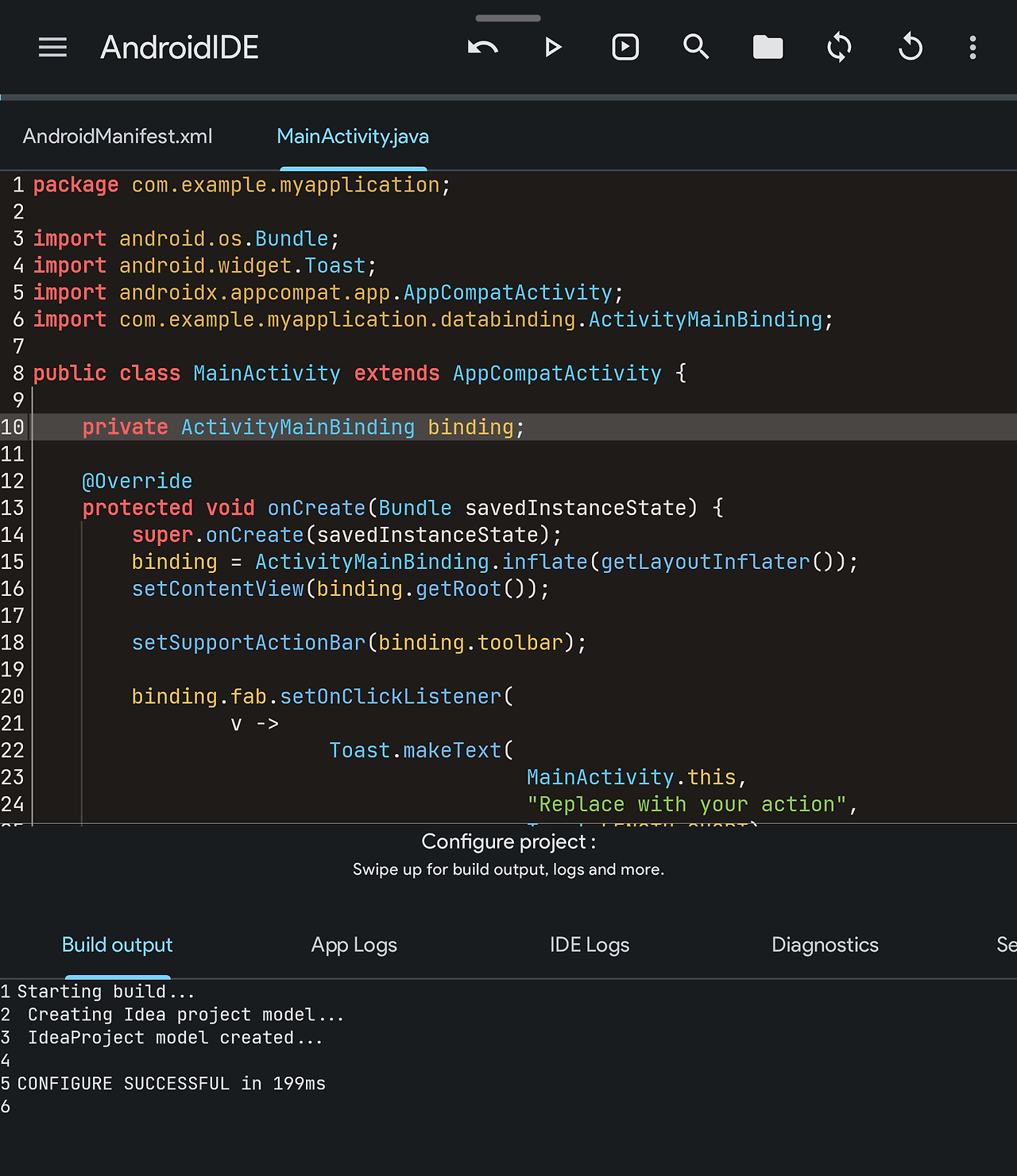 [AndroidIDE] 모바일 기기에서 앱 개발 지원