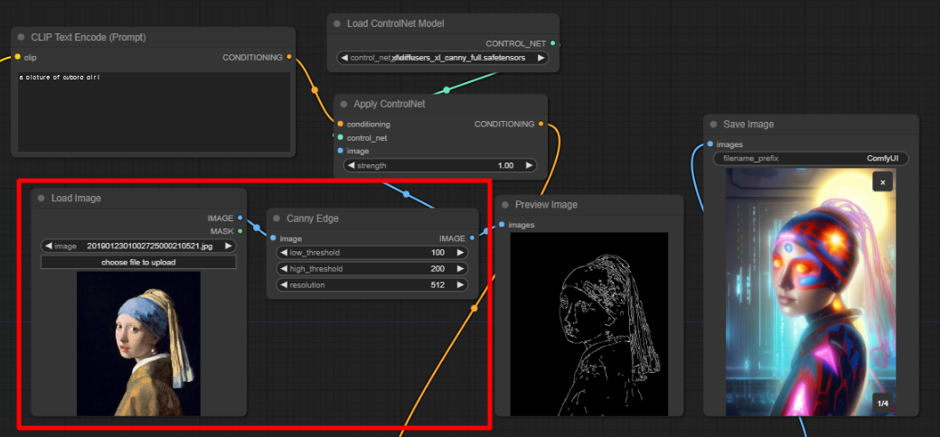 ComfyUI에서 ControlNet 사용방법