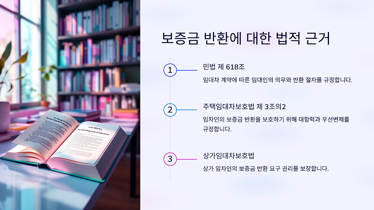 보증금 반환 법적 근거와 판례 임차인을 위한 완벽 가이드