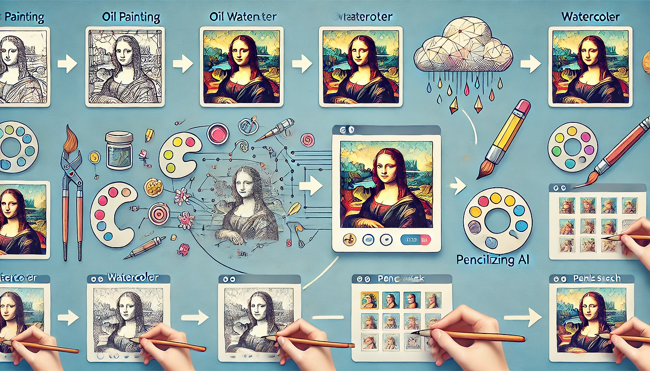 Pencilizing AI로 무료 사진 효과 변환 및 펜슬링 AI 연필 애니메이션