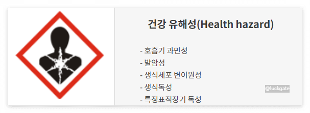 MSDS 뜻 경고표지, 그림문자 종류 총정리