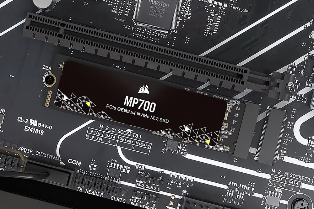 PCIe Gen 5 NVMe SSD! 커세어 MP700 속도와 가격은?