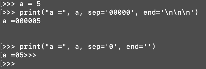 [python] 파이썬 메시지 출력 (print)