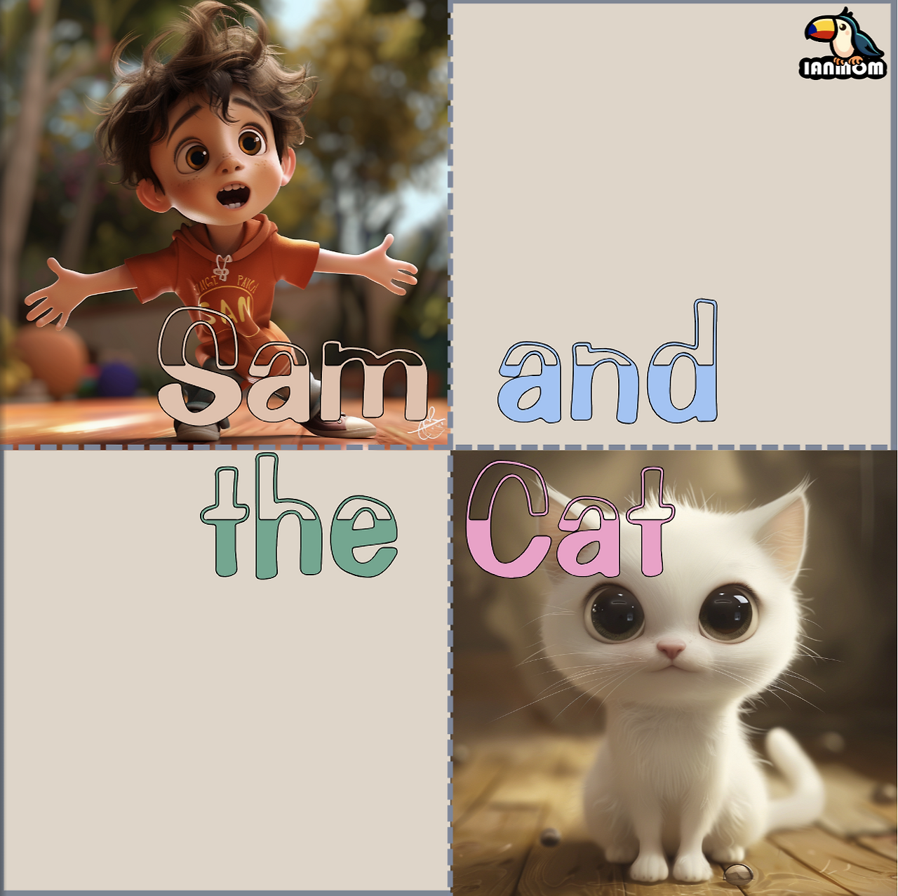 IanMom Phonics - Short Vowel "a" (Sam and the Cat)